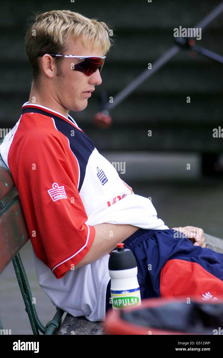 England cricket Schofield. Chris Schofield during practice at Lord's ...