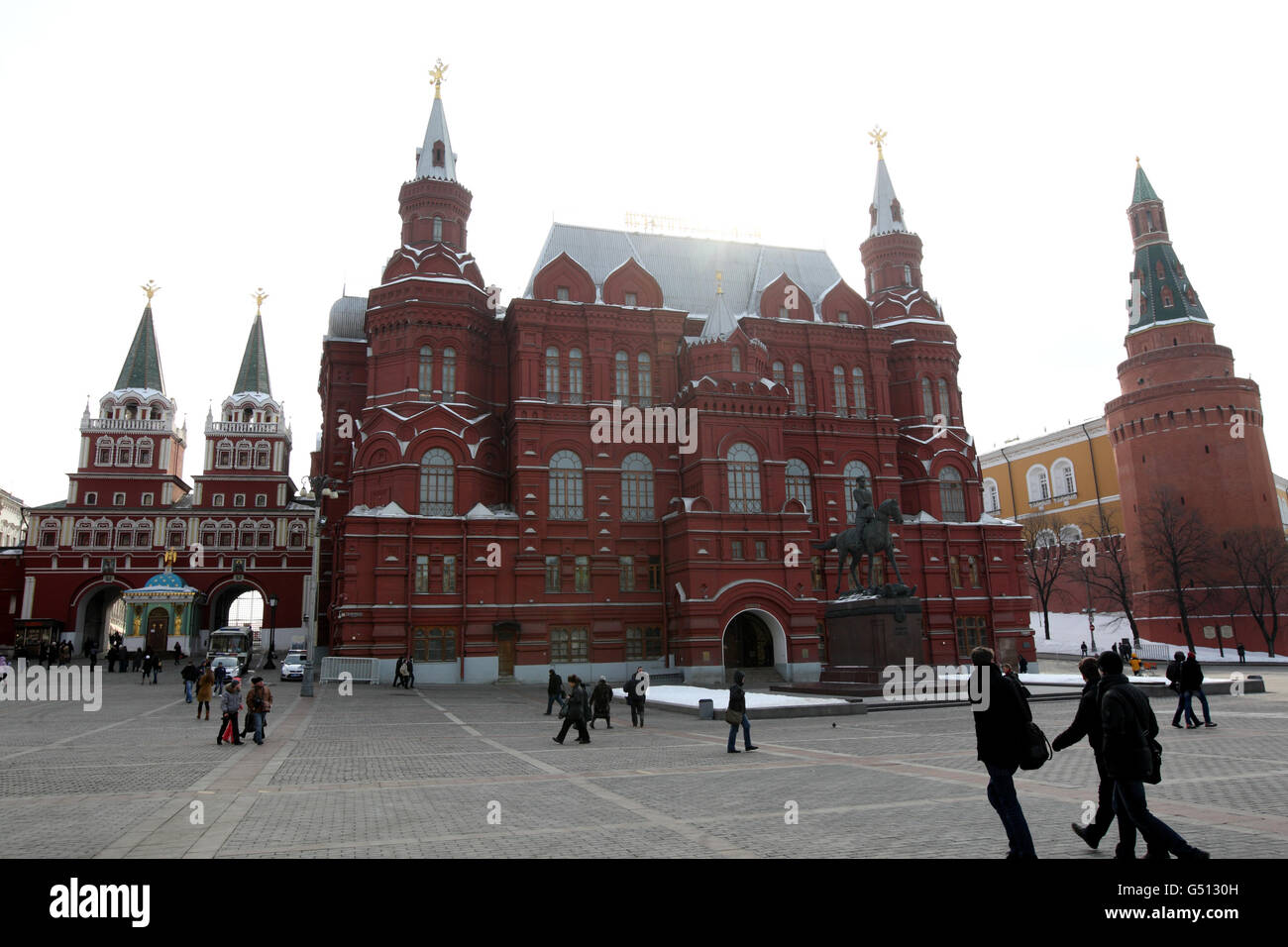 A General picture of Red Square in Moscow, Russia Stock Photo - Alamy