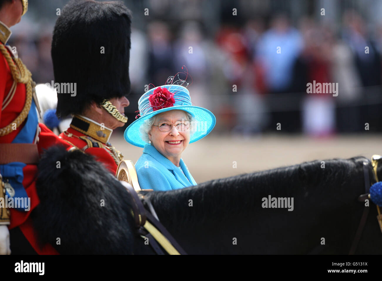 Trooping the Colour Stock Photo - Alamy