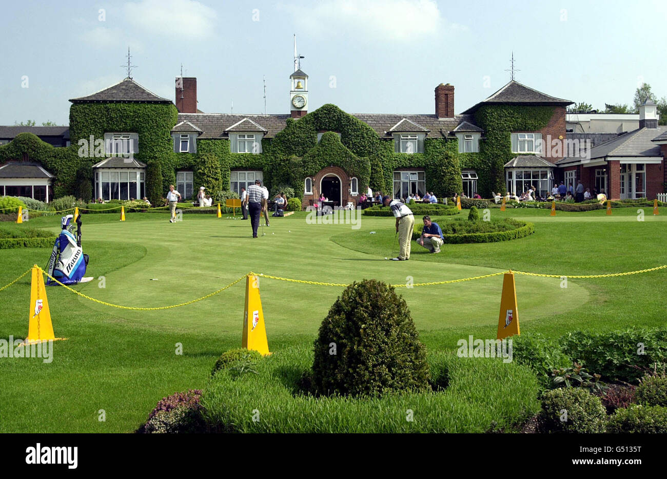 The Belfry hotel, on the second day of the B&H International open golf ...