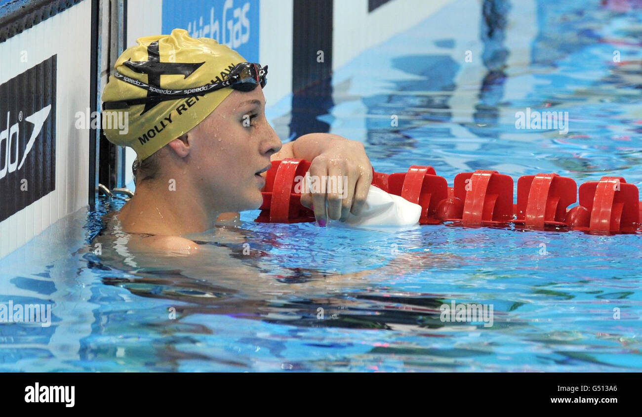 Molly Renshaw after the Women's 200m Breaststroke final during the ...
