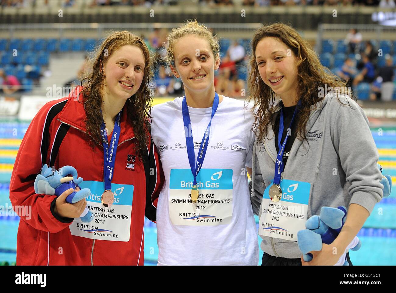 Left to right bronze medalist becky turner hi-res stock photography and ...