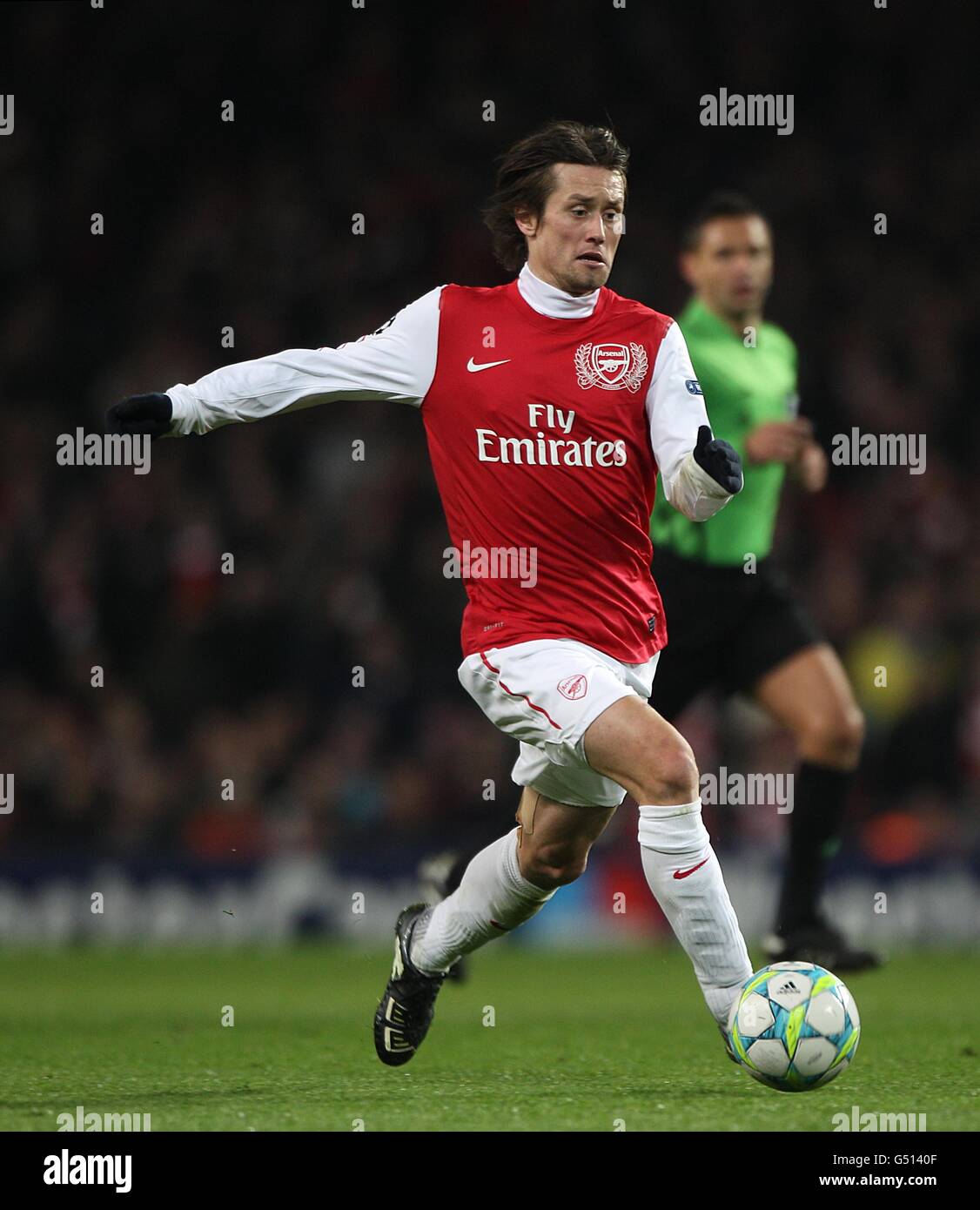Emirates stadium tomas rosicky hi-res stock photography and images - Alamy