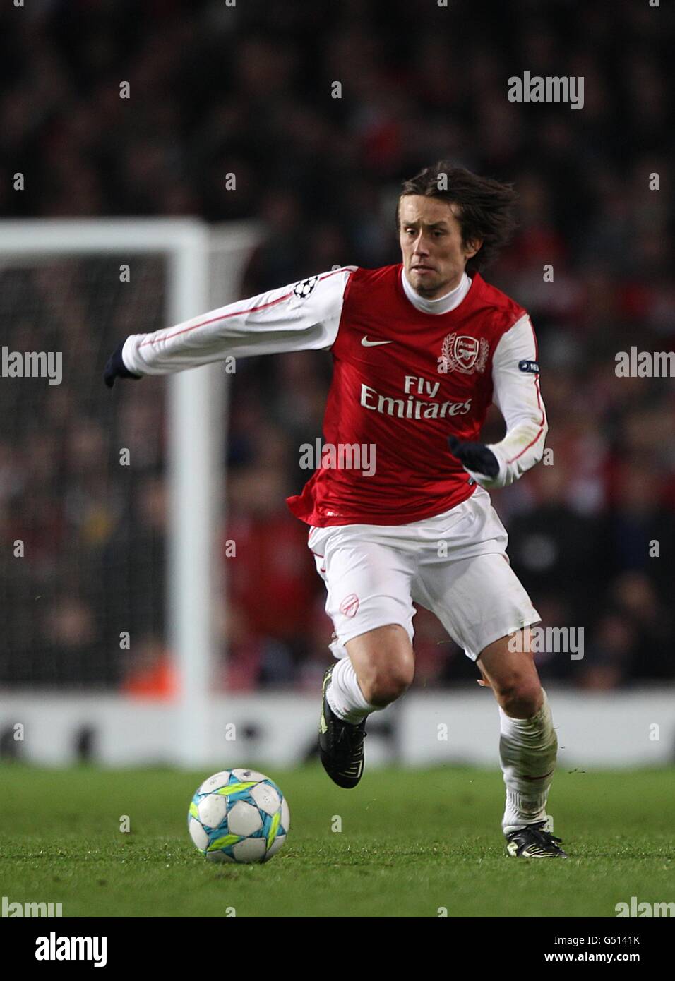 Emirates stadium tomas rosicky hi-res stock photography and images - Alamy