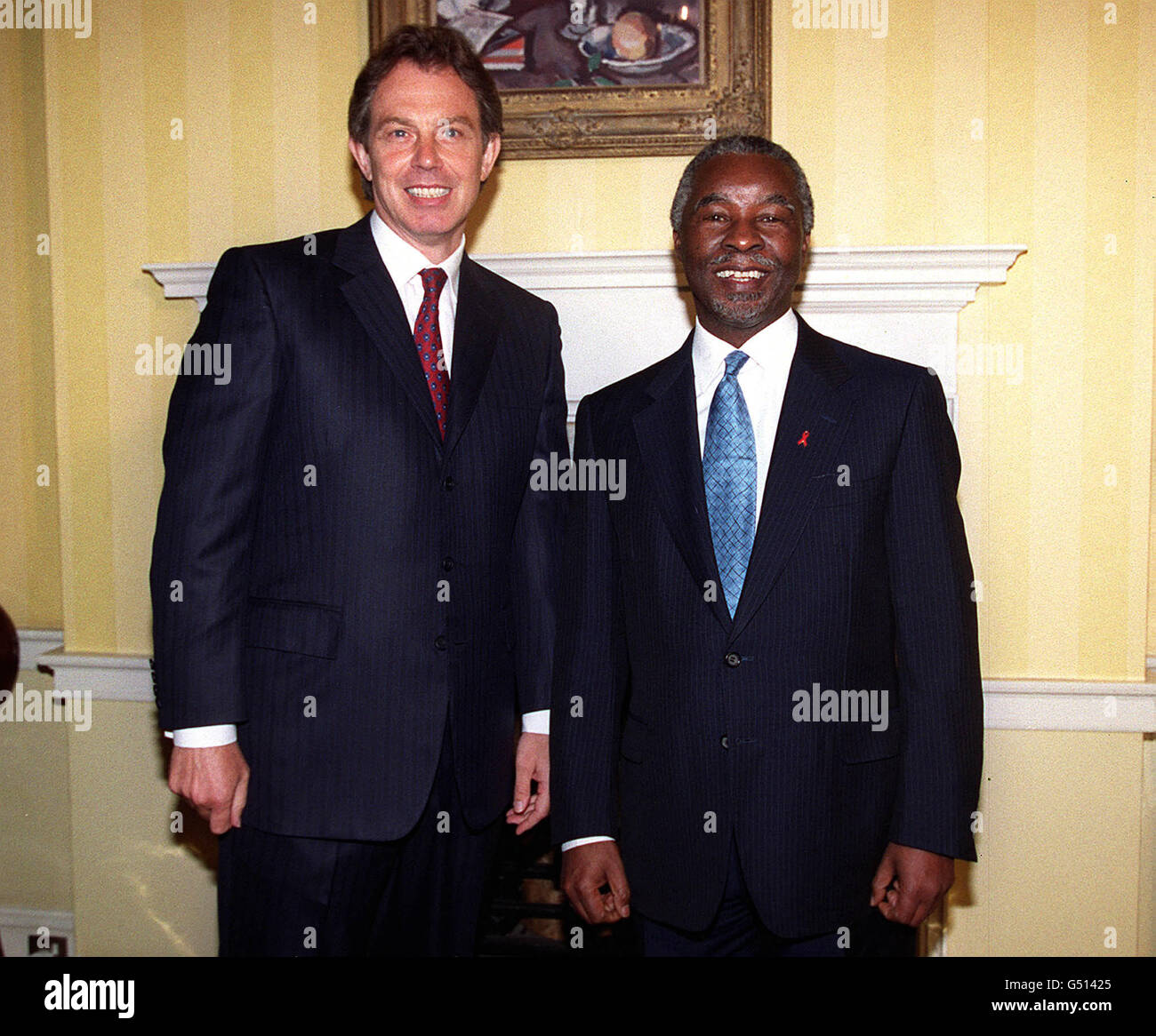 Mbeki & Blair Stock Photo - Alamy