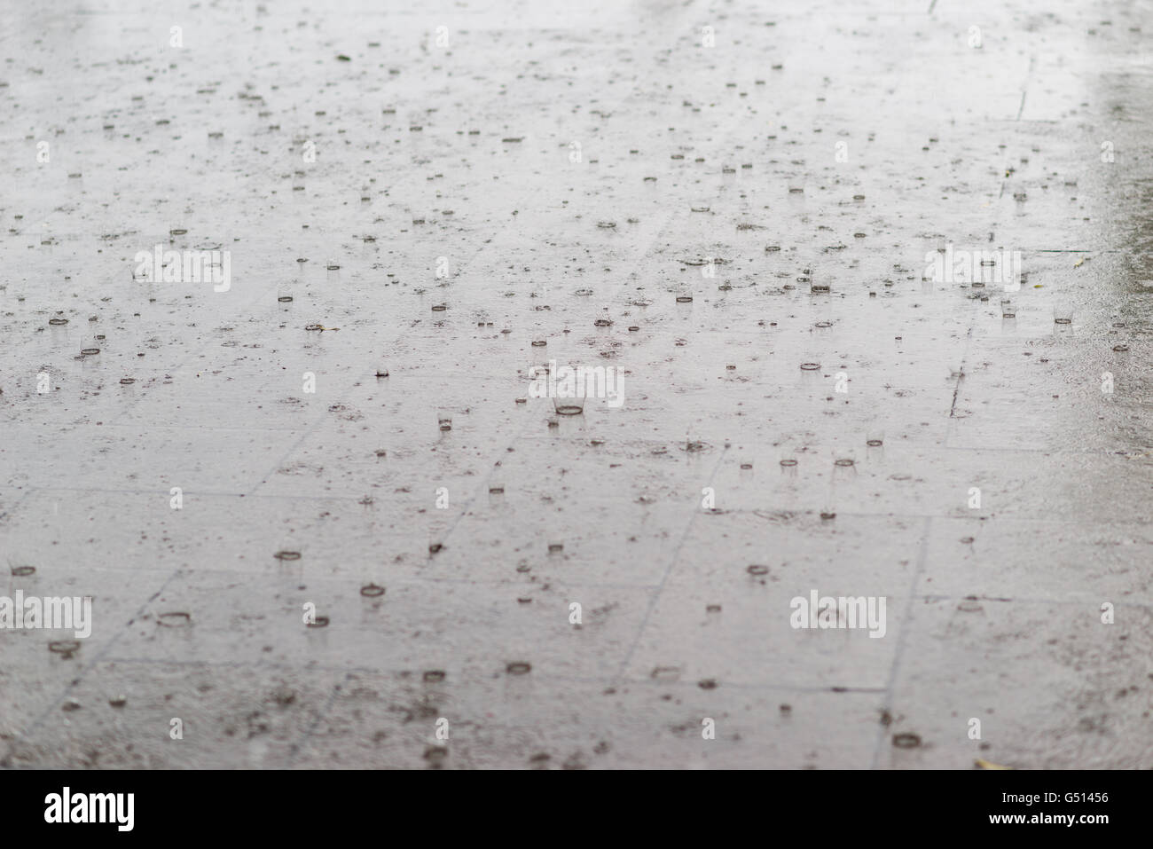 China, Beijing, heavy rain in the Beihai Park Stock Photo - Alamy