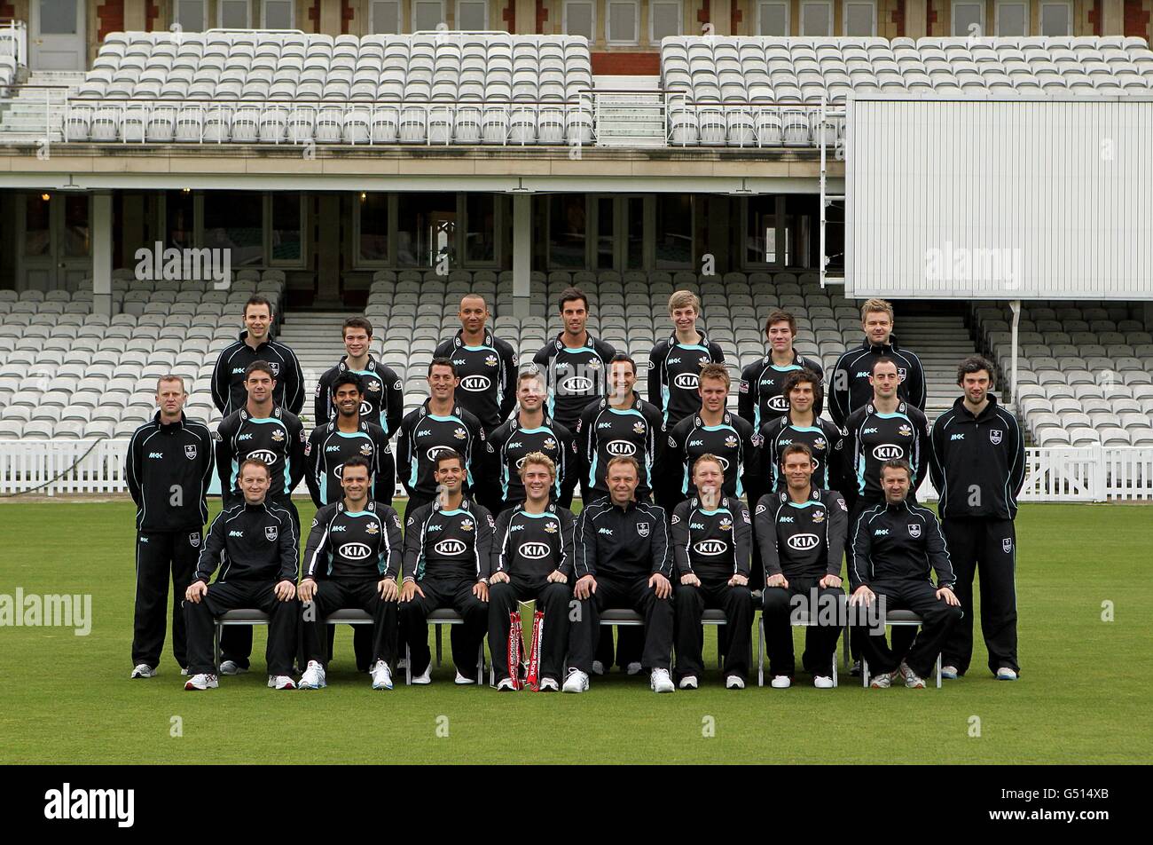 Cricket - Surrey County Cricket Club - Press Day - The Kia Oval Stock ...
