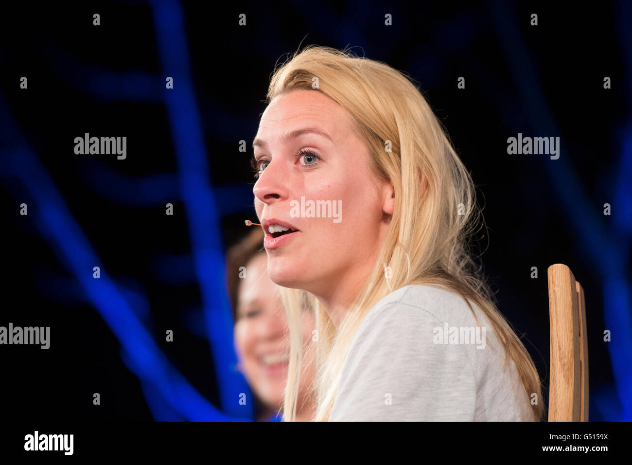 Sara Pascoe. English writer, stand-up comedian and actress. At the Hay ...