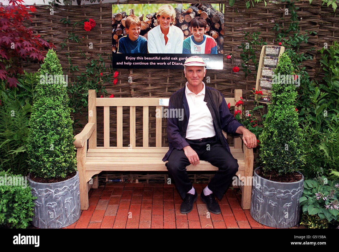 Diana Bench Stamp Stock Photo - Alamy