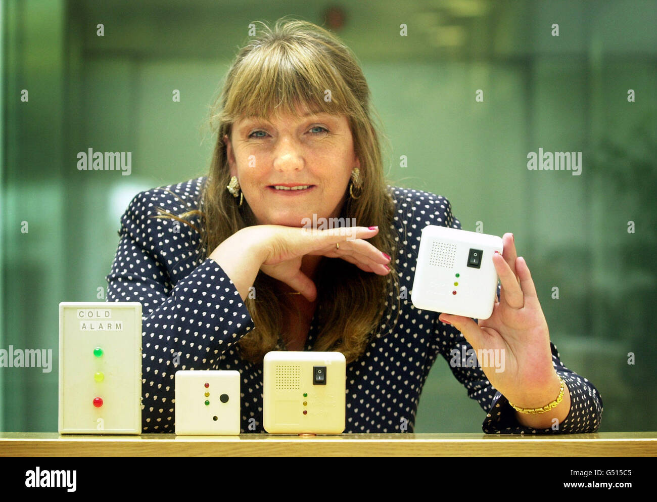 Scots inventor Joan Young, 49, from Wilkieston shows the prototypes and ...