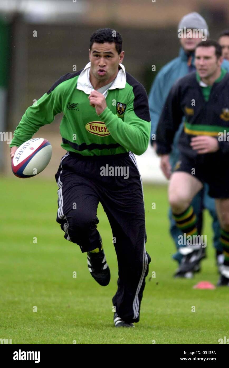 N'pton rugby training Lam Stock Photo - Alamy