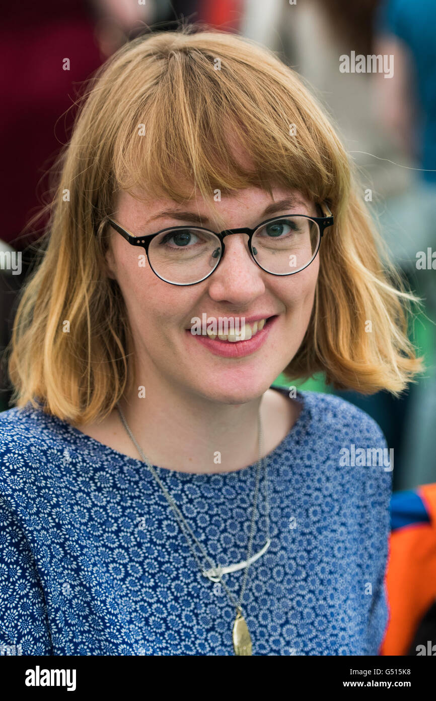 Lizzy Stewart, illustrator, at The Hay Festival of Literature and the ...