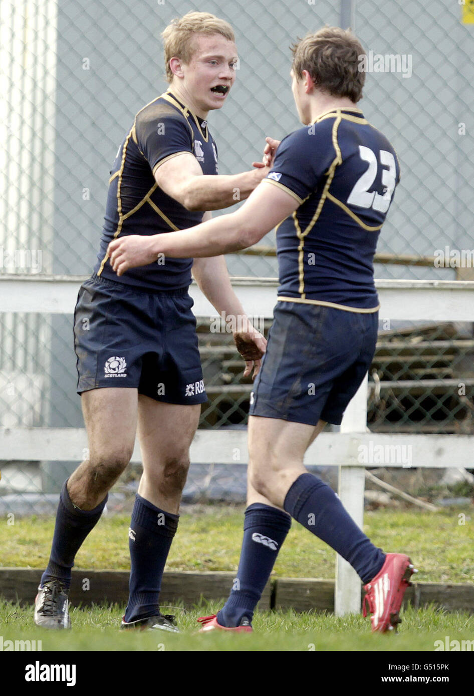 Rugby union under 18s international scotland u18 wales u18 braidholm hi ...