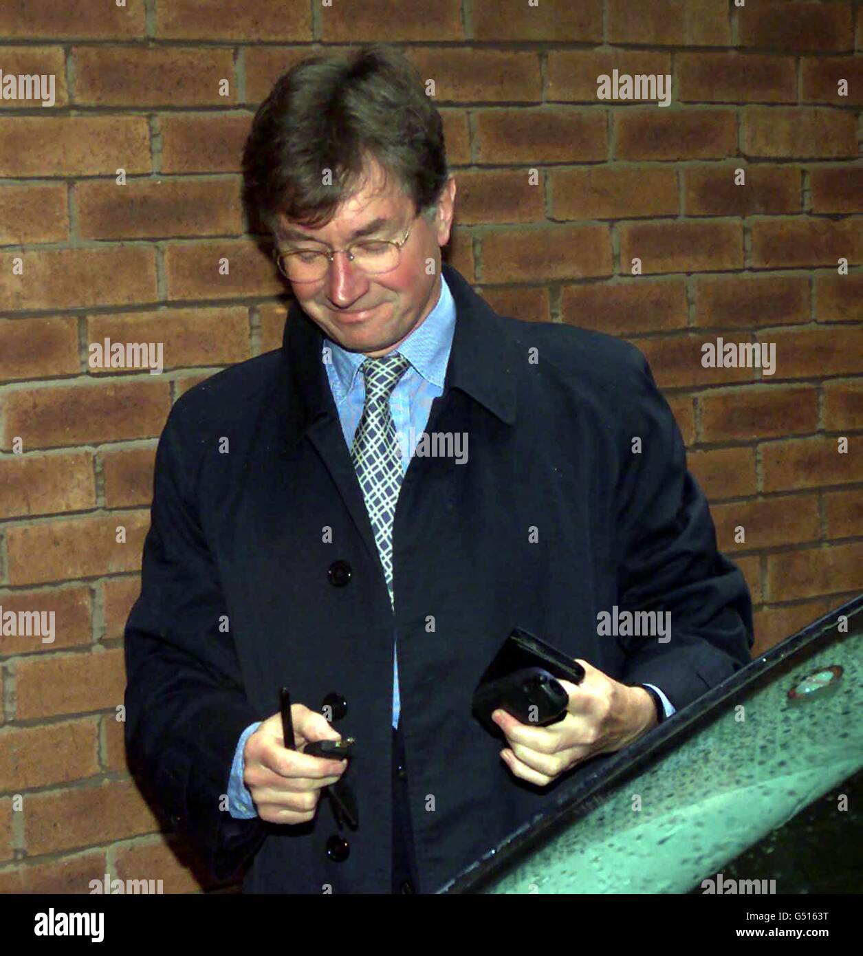 Bob Ayling, chairman of the New Millennium Experience Company arrives ...