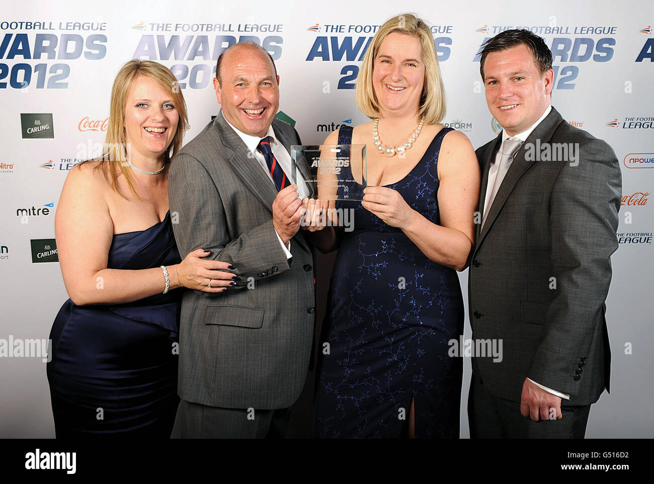 Portsmouth's (left-right) Alison Lee, John Relish, Clare Martin and ...