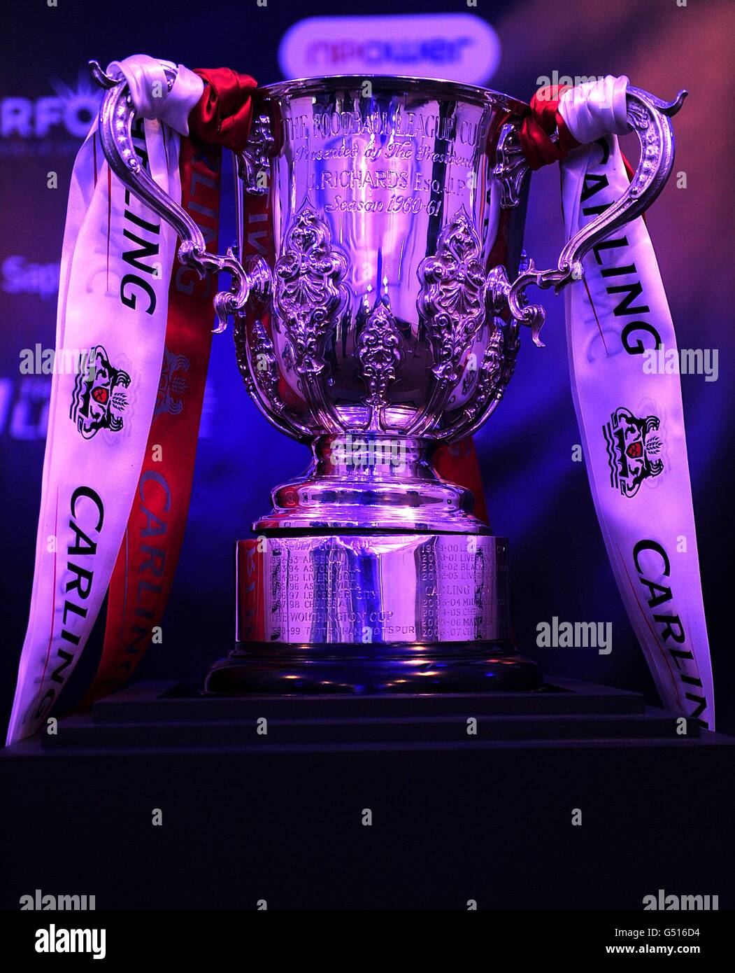 Football league cup trophy High Resolution Stock Photography and Images ...