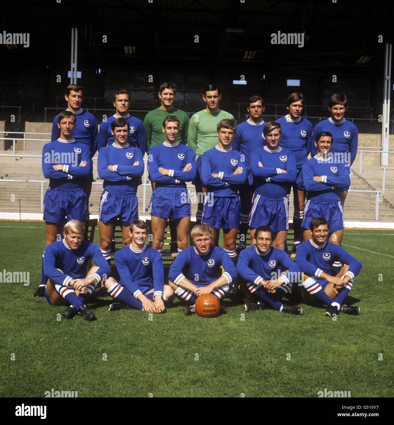 Portsmouth Team Group. (back l-r) Mike Travers, Roger Davidson, Ray ...