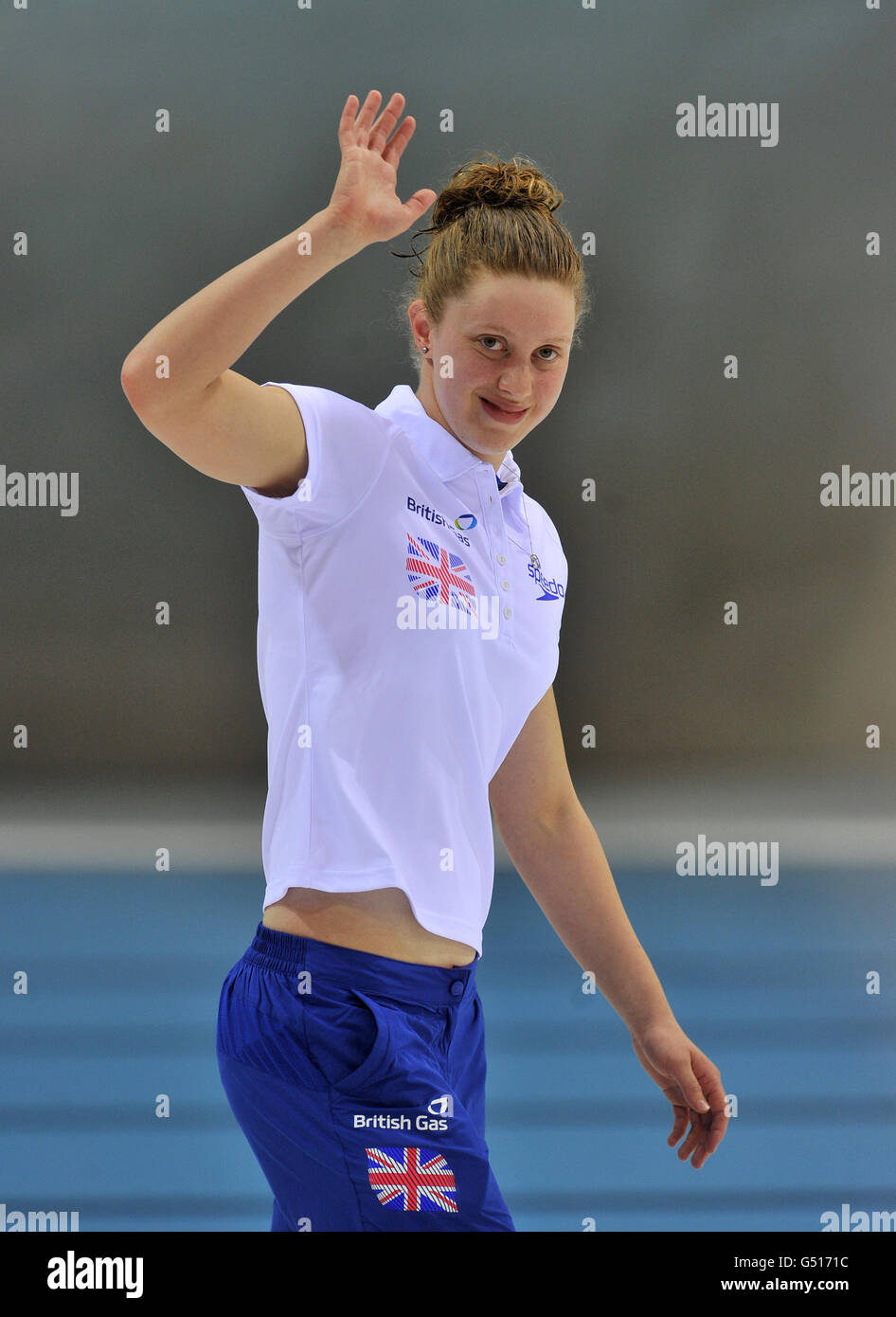 Rebecca Turner after the British Gas Swimming Championships at the ...