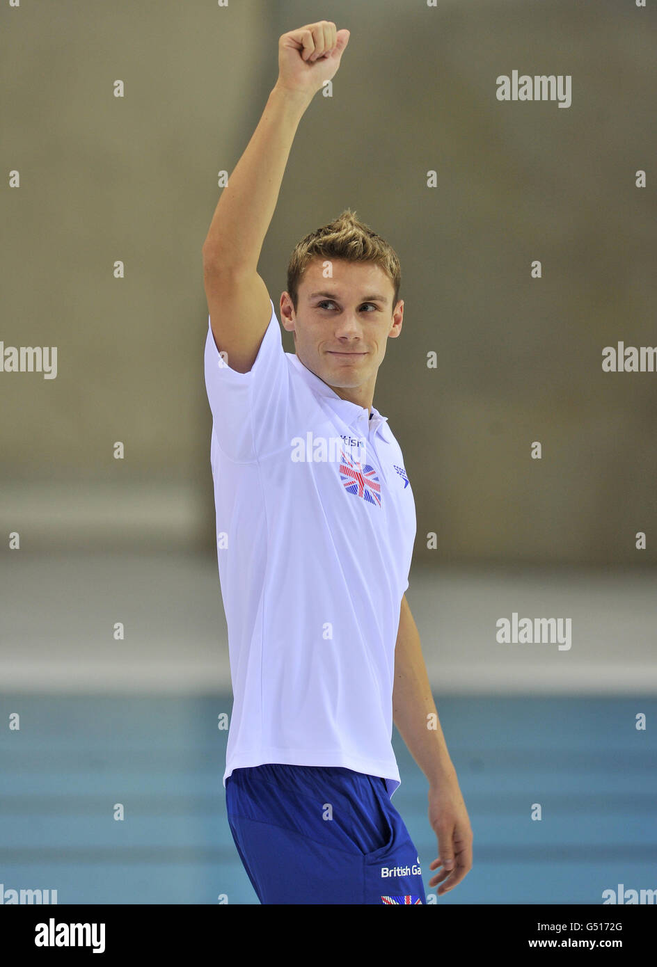Daniel Fogg after the British Gas Swimming Championships at the ...