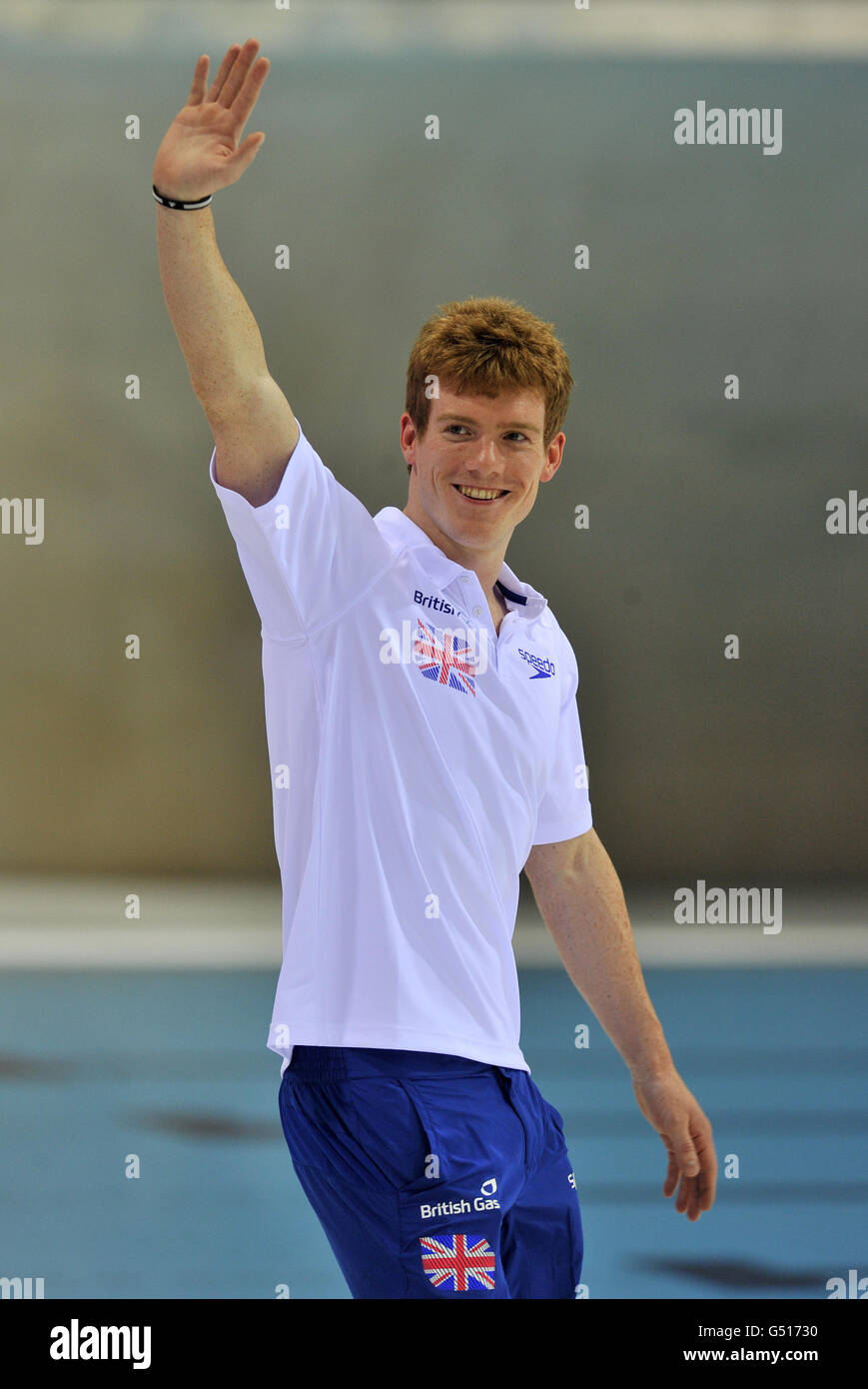 Michael Rock after the British Gas Swimming Championships at the ...