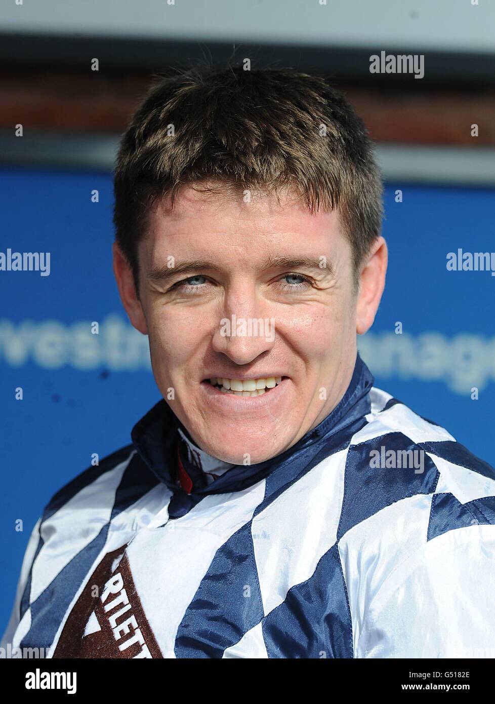 Jockey barry geraghty at the cheltenham festival hi-res stock ...