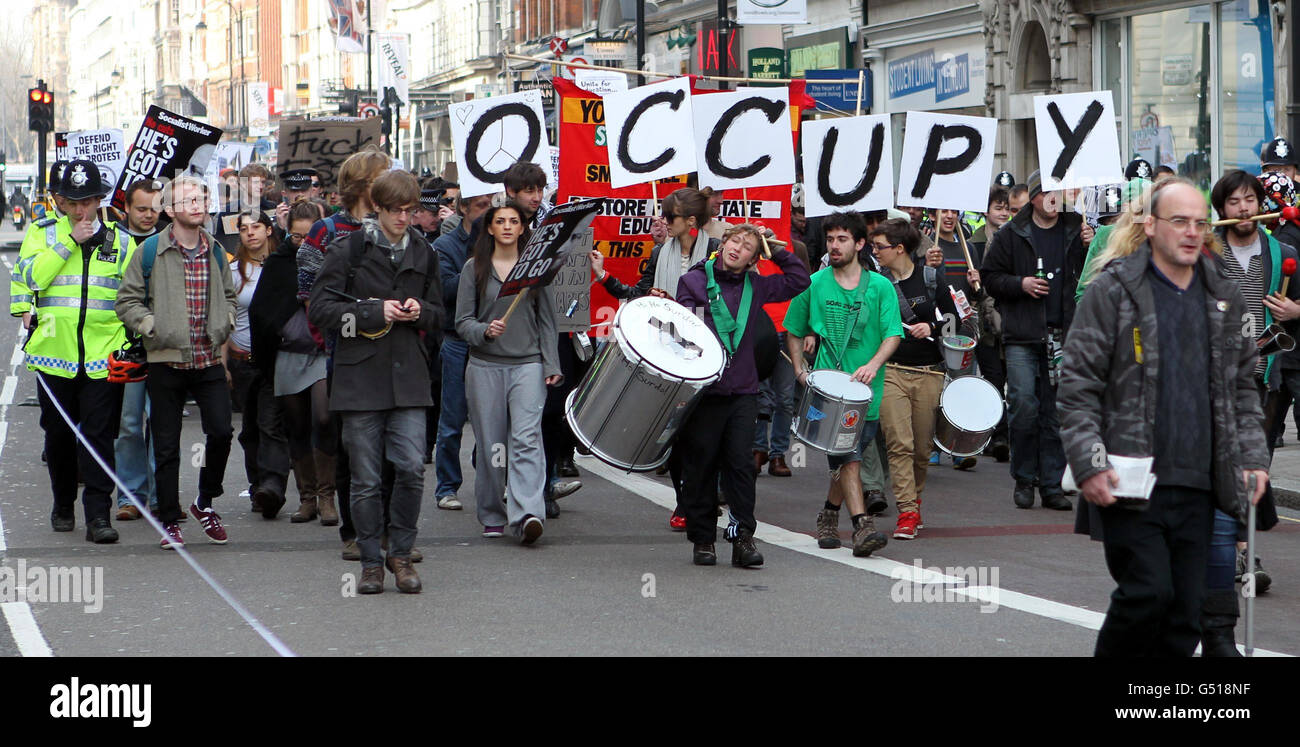Rally placard students hi-res stock photography and images - Alamy