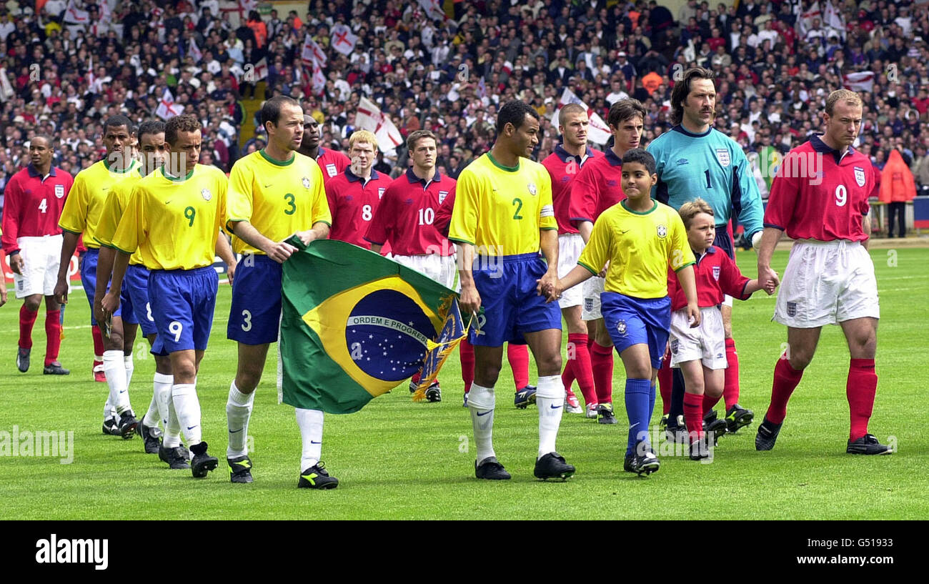 England v Brazil pitch Stock Photo - Alamy