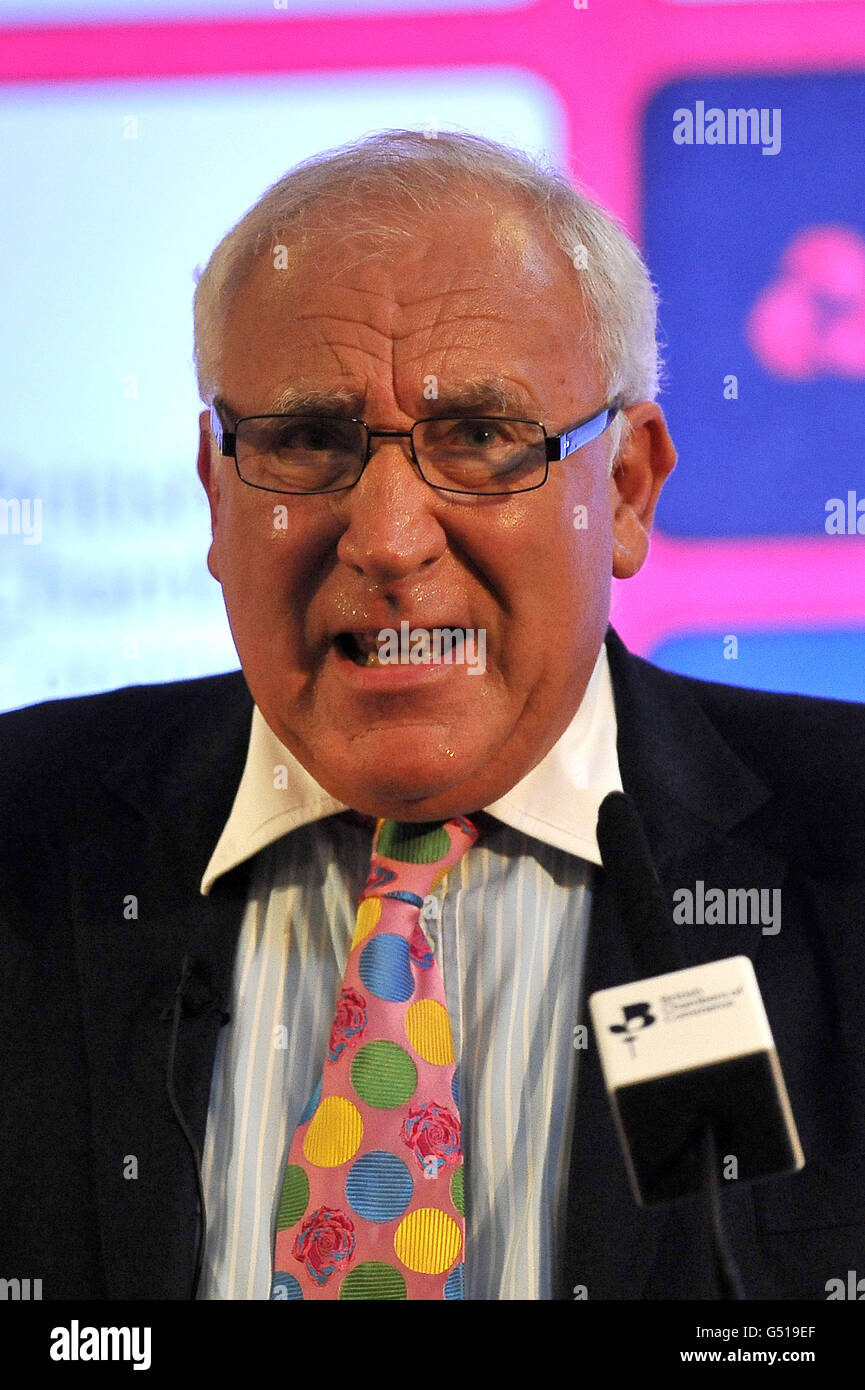 John Timpson CBE, Chairman of Timpsons, attends the British Chambers of Commerce annual ...