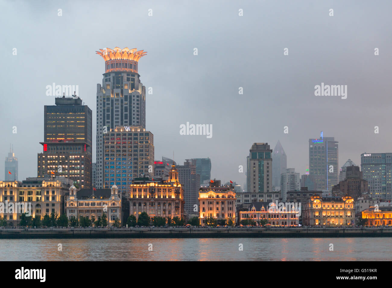 China, Shanghai, The Bund and the Shanghai Westin Hotel Stock Photo - Alamy