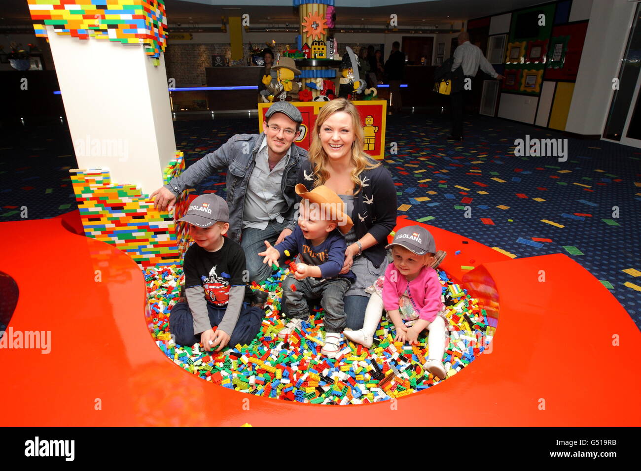 Jo Joyner with husband Neil Madden and children Toby (4), Freddie (2 ...