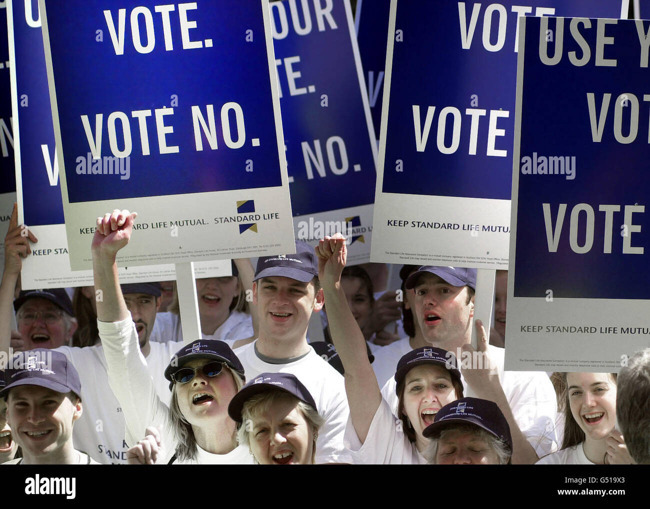 Standard Life Demo Stock Photo - Alamy