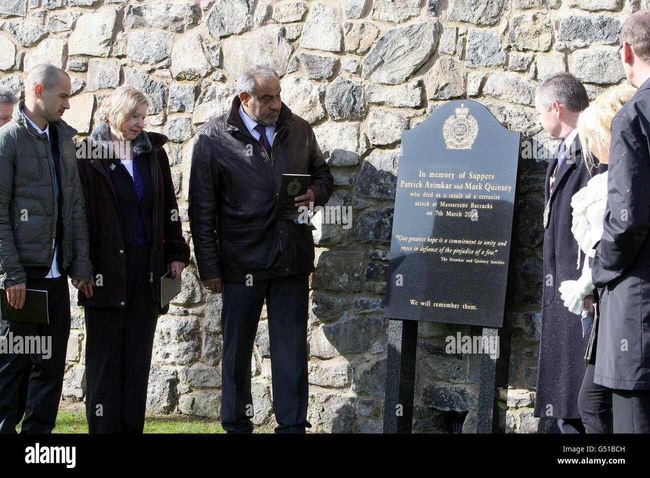 Sappers memorial service Stock Photo - Alamy