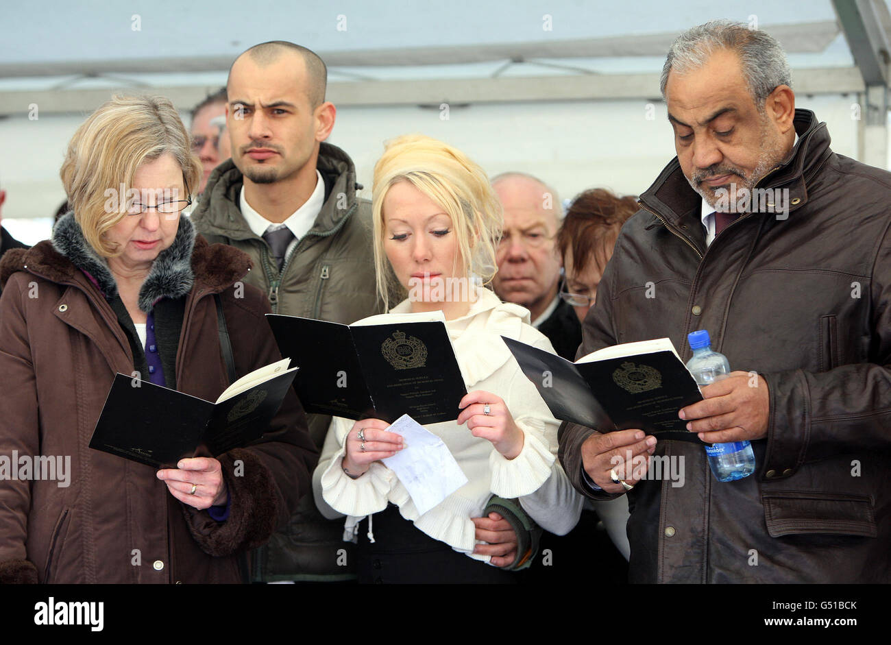 Family members of murdered sappers Mark Quinsey, and Patrick Azimkar ...