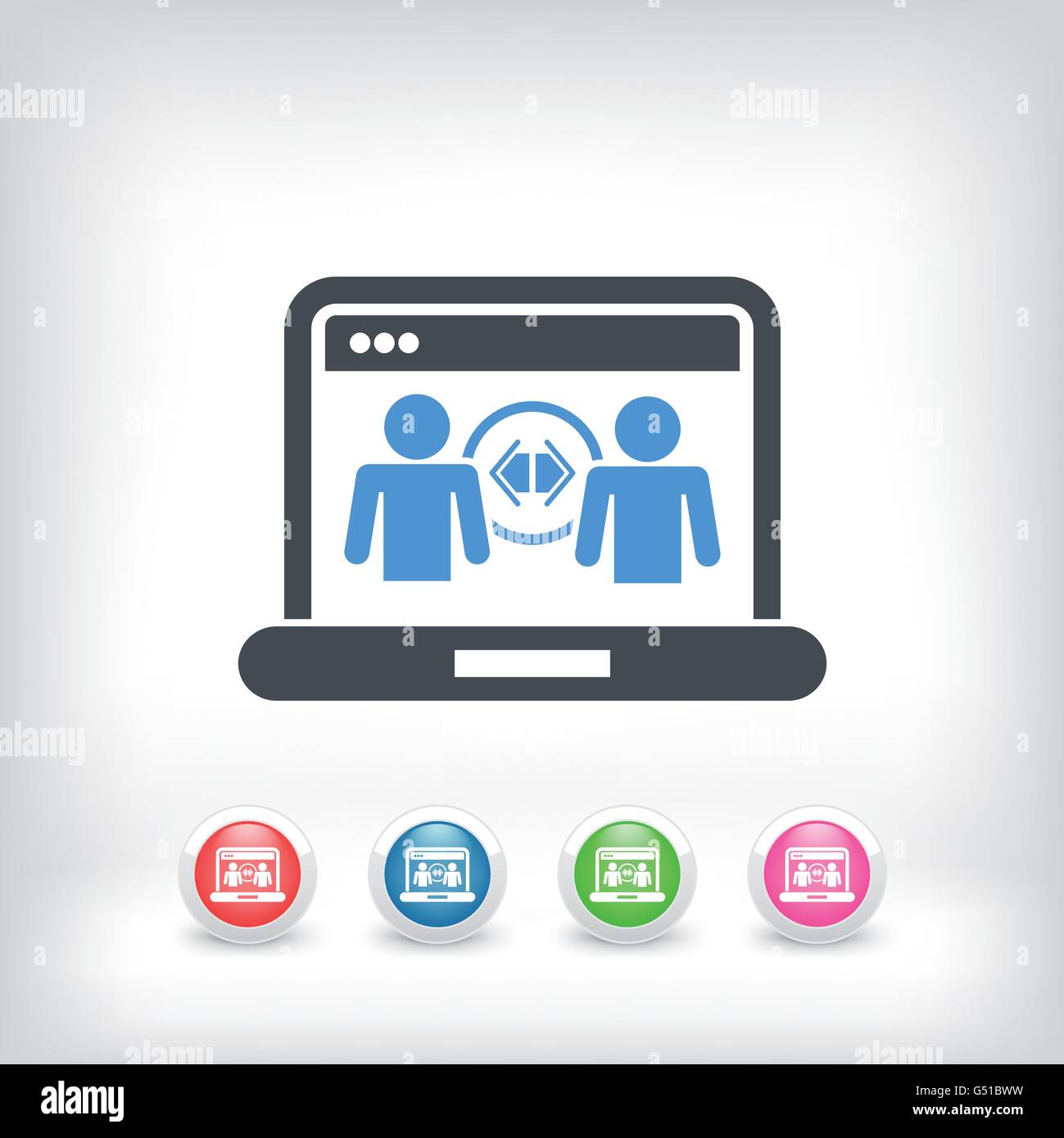 Illustration of web sharing concept icon Stock Vector Image & Art - Alamy