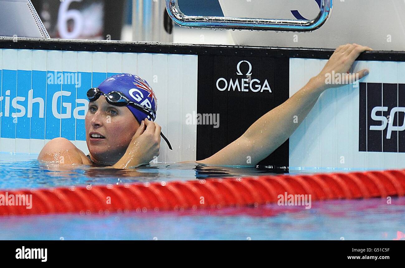 Stephanie Millward after finishing in the Womens Multi-Class 100m ...