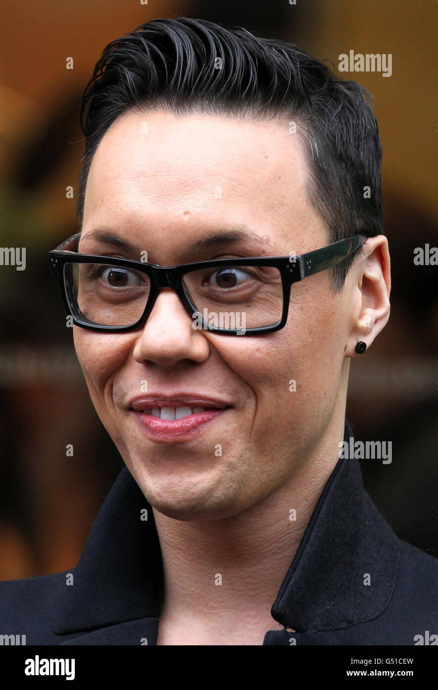 Style guru Gok Wan during his visit to a Specsavers store in Glasgow as ...