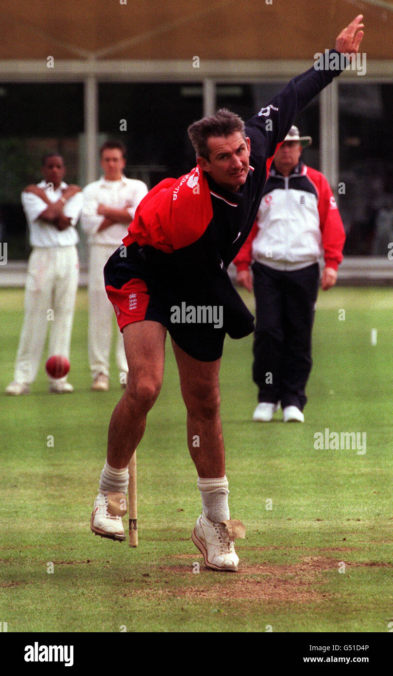 Andrew caddick during practice at lords hi-res stock photography and ...
