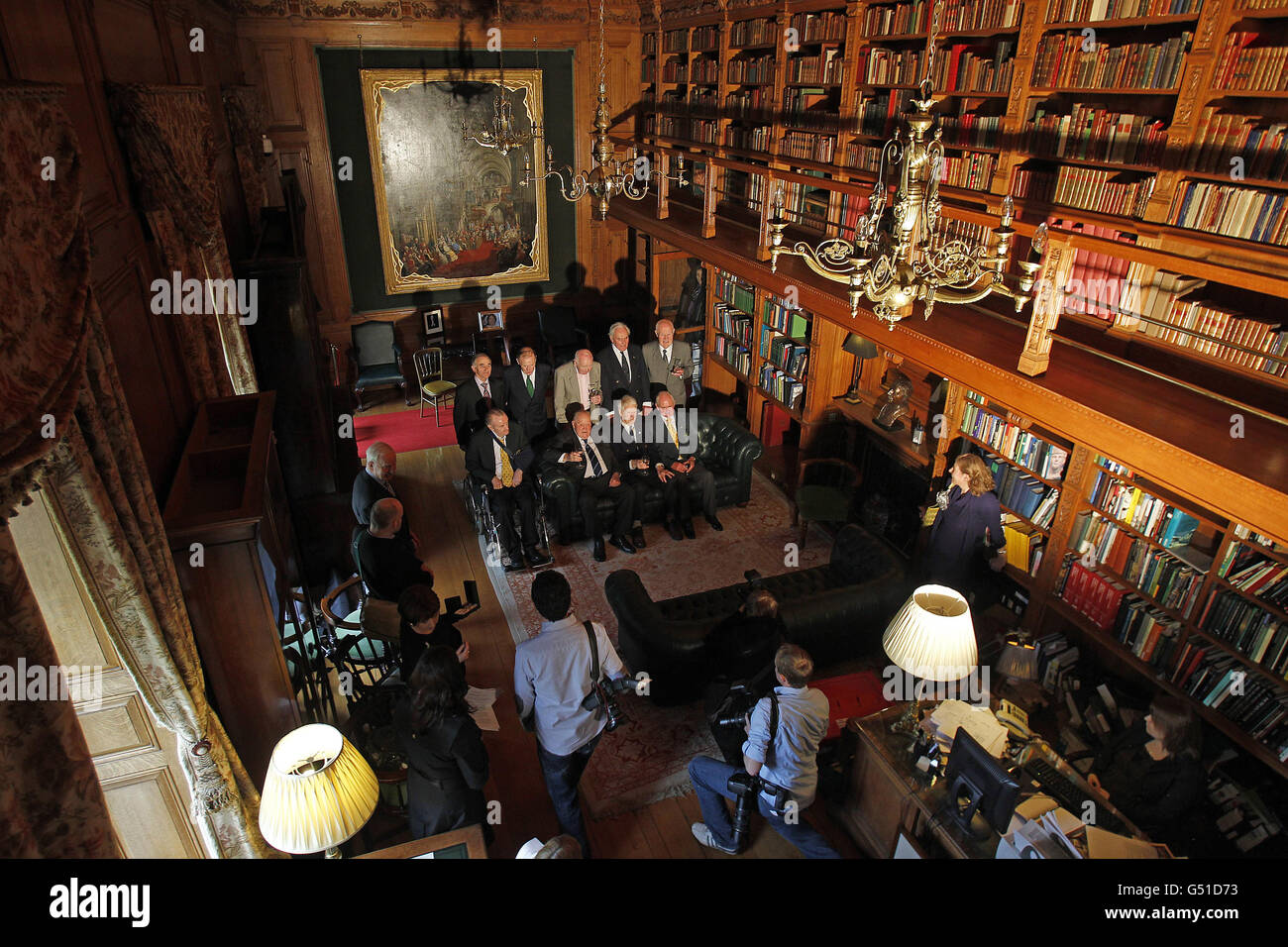 The Irish 1948 Olympic Team in the Benjamin Iveagh Library in Farmleigh ...