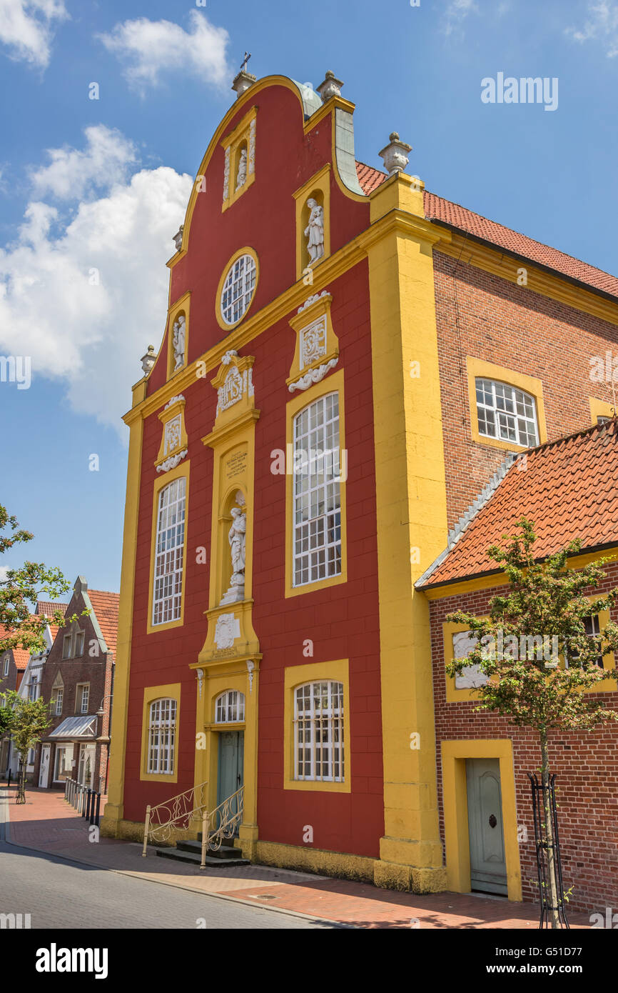 Front of the Gymnasialkirche church in Meppen, Germany Stock Photo - Alamy
