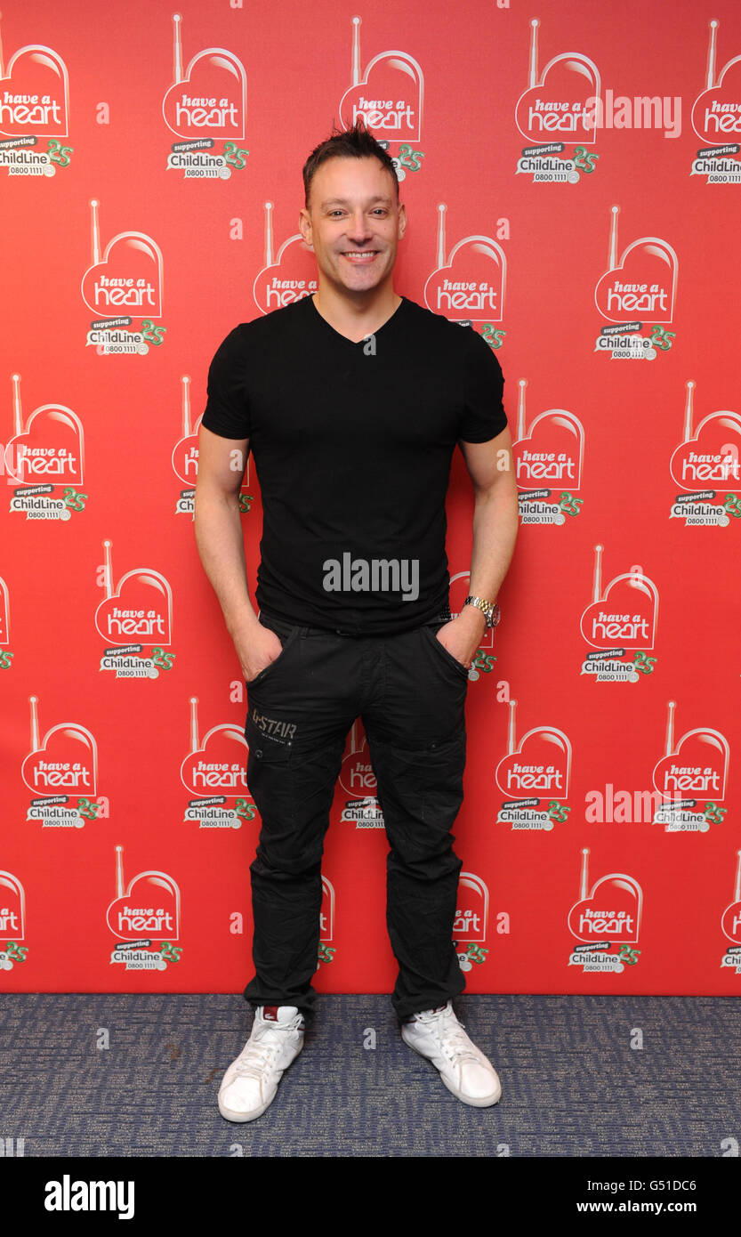Heart presenter Toby Anstis at the Heart radio 'Have a Heart' appeal ...
