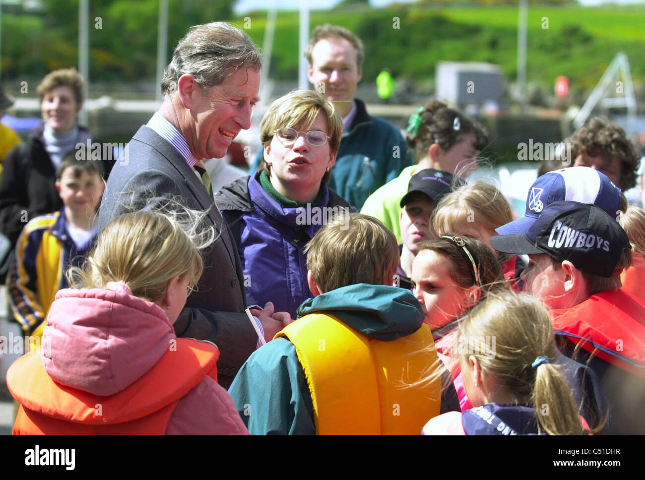 Prince Charles Scotland Whithorn Stock Photo - Alamy