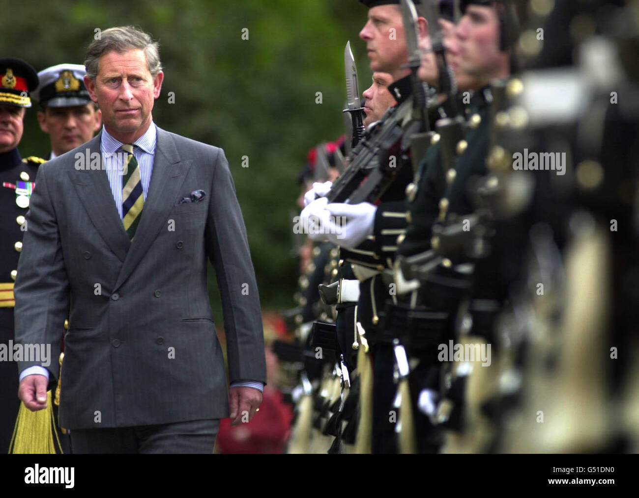 Prince charles guards scotland hi-res stock photography and images - Alamy