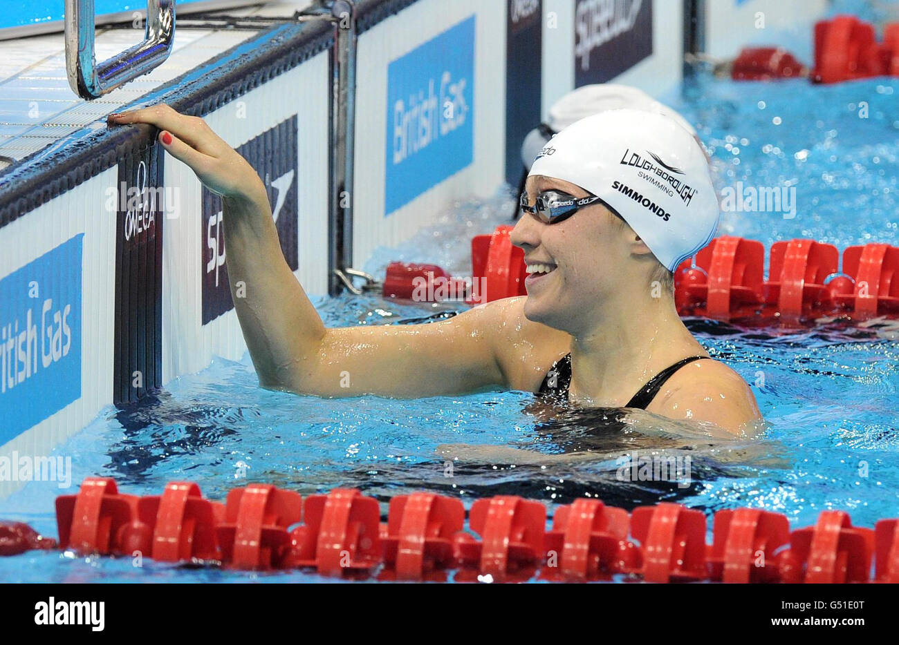 Elizabeth Simmonds after winning gold in the Women's 200m ...