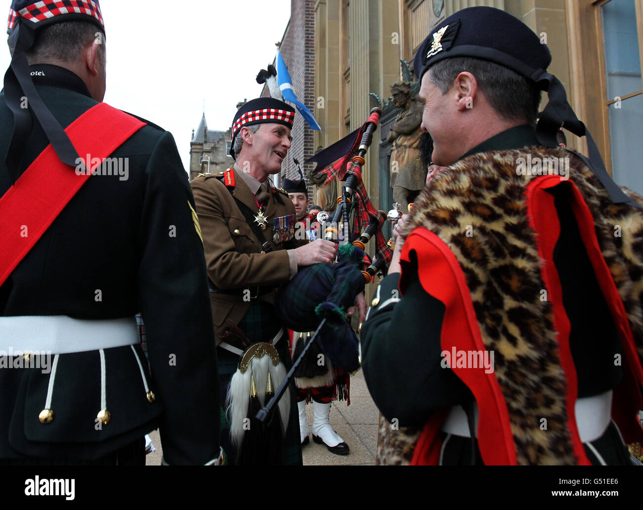 Royal Regiment of Scotland parade Stock Photo - Alamy