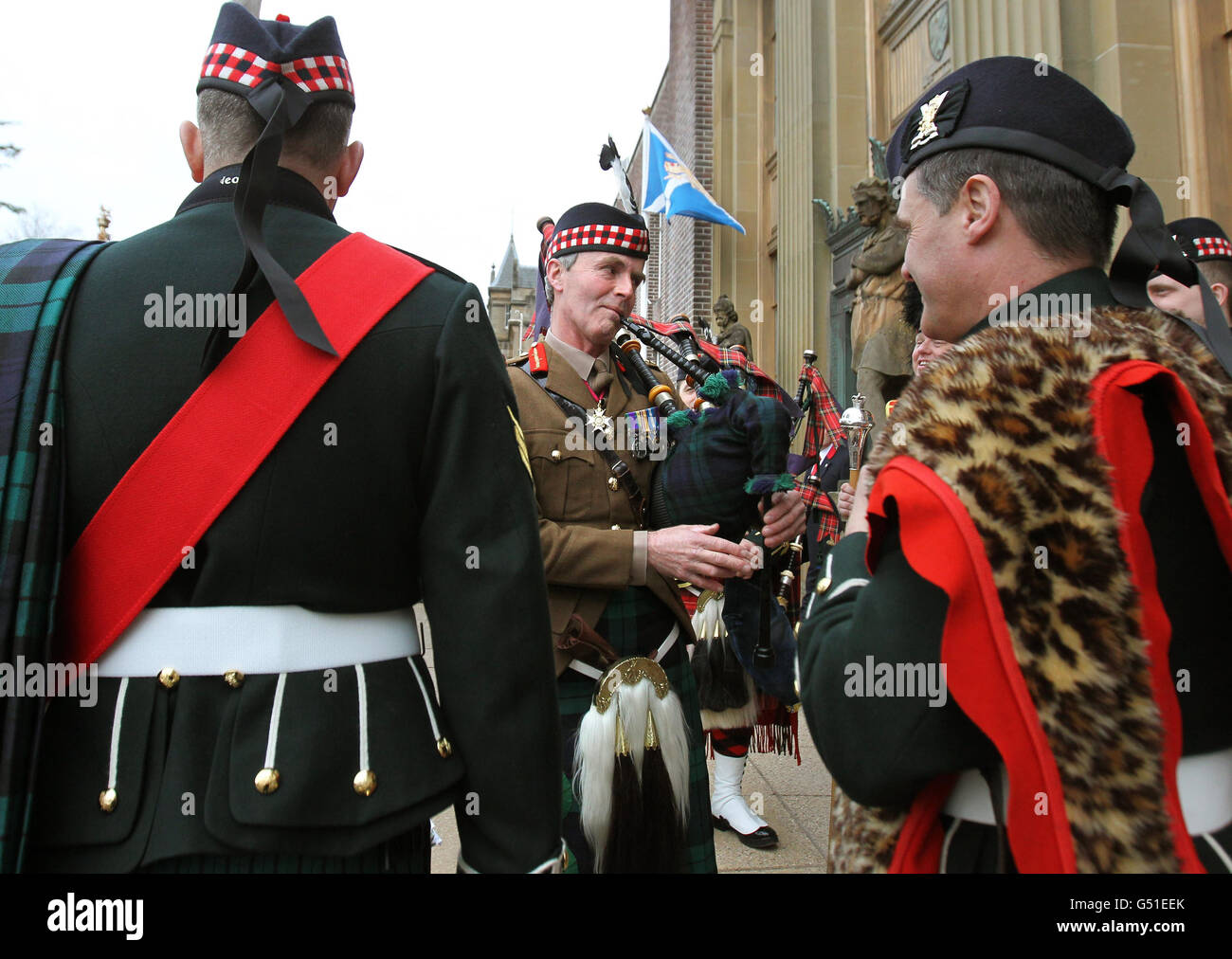 Royal Regiment of Scotland parade Stock Photo - Alamy