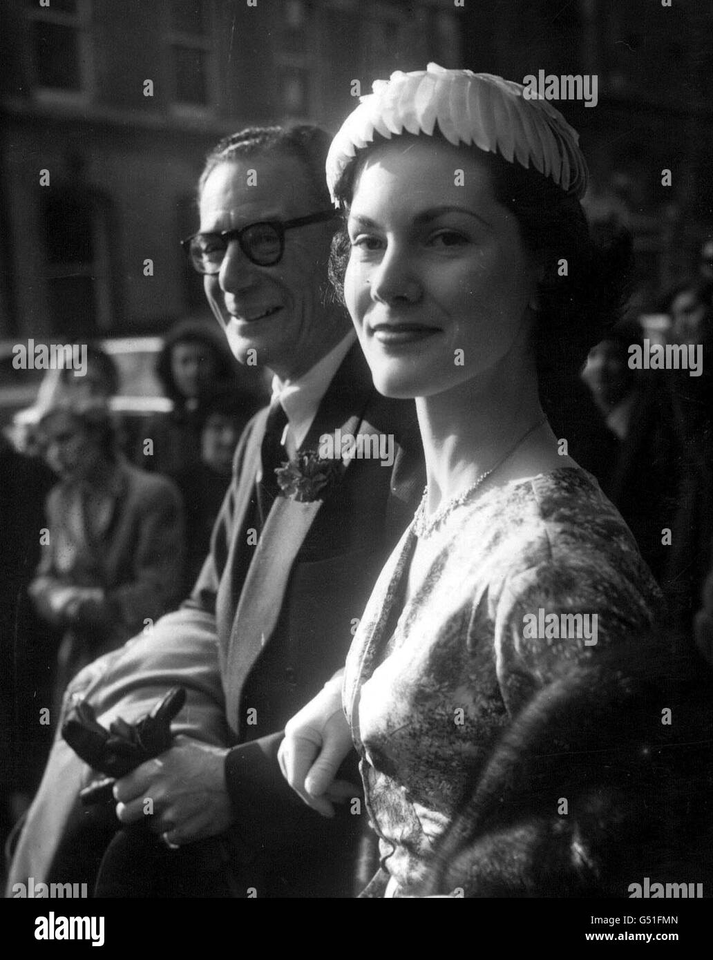 Val Gielgud and wife Stock Photo - Alamy