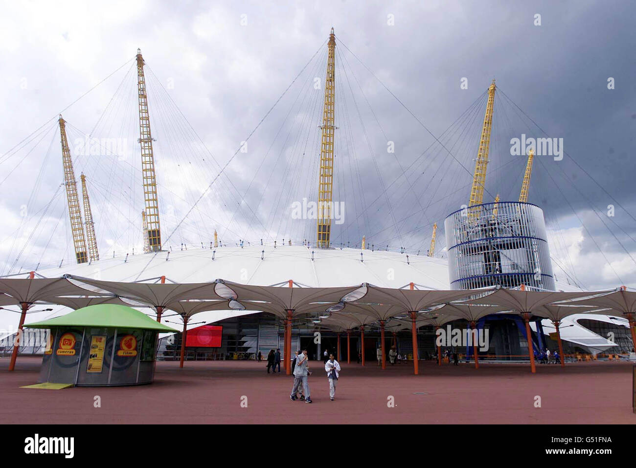 Visitors to the Millennium Dome in Greenwich, London. Millennium ...