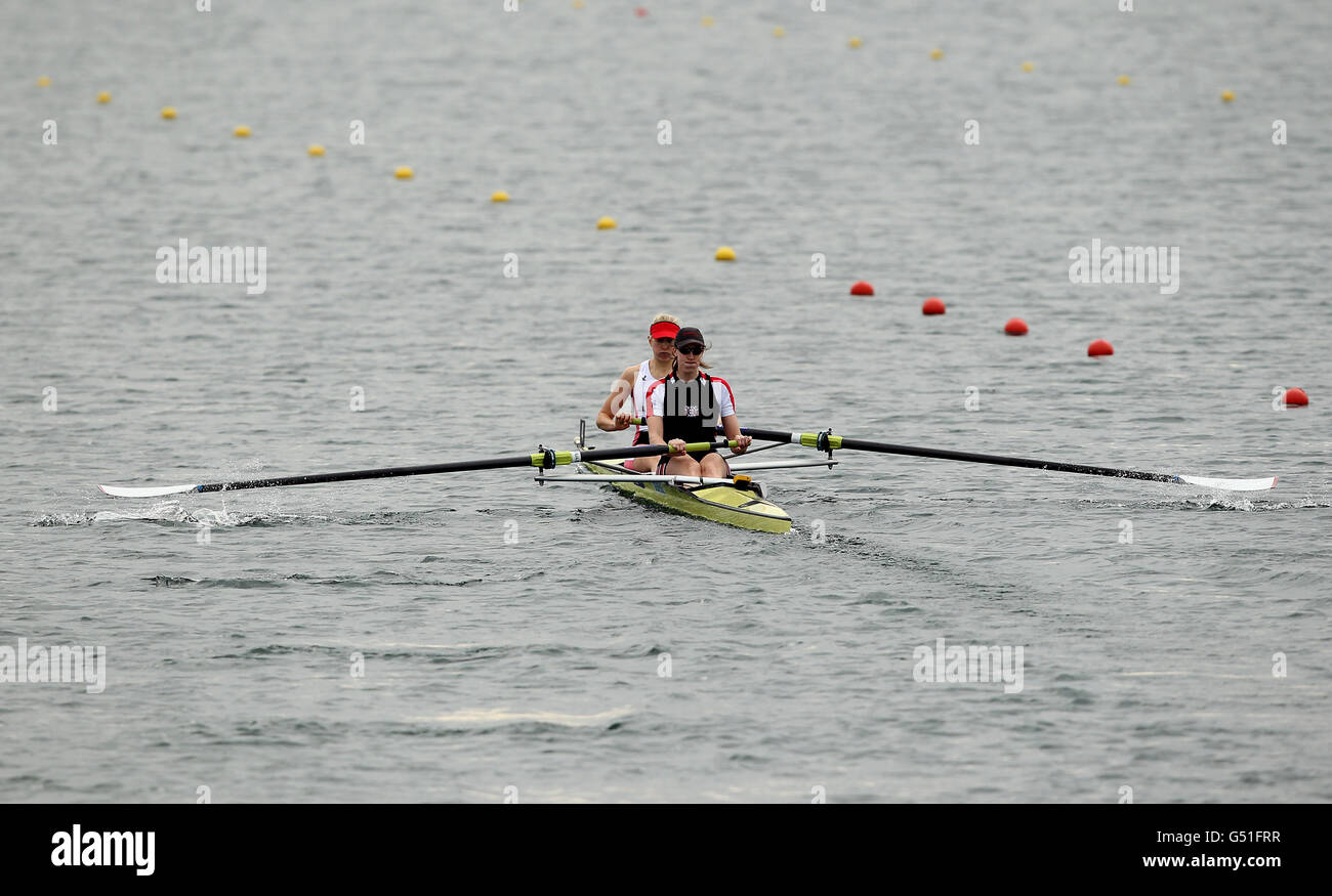 Rowing - GB Rowing Team Senior Trials - Eton Dorney Rowing Lake Stock ...