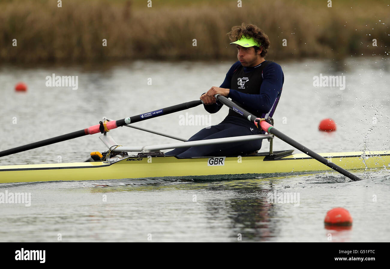 Rowing - GB Rowing Team Senior Trials - Eton Dorney Rowing Lake Stock ...
