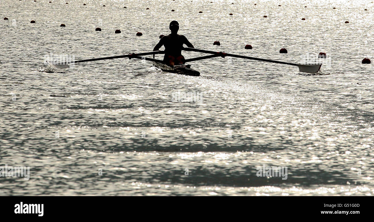 Rowing - GB Rowing Team Senior Trials - Eton Dorney Rowing Lake Stock ...